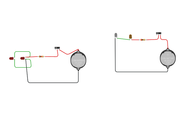 Circuit design basit seri ve paralel devre | Tinkercad