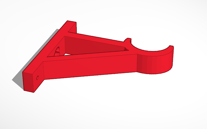3D design Hanger Wall Mount - Tinkercad