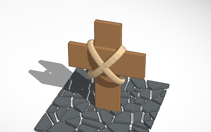 3D design Cross - Tinkercad