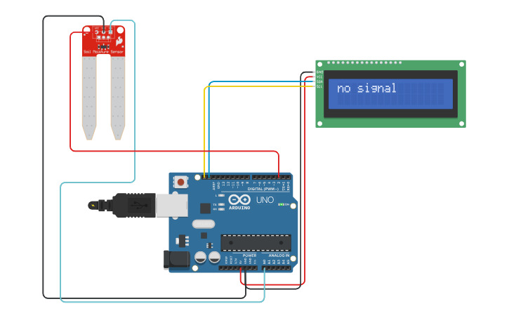 Circuit Design Moist Reading Circuit Tinkercad