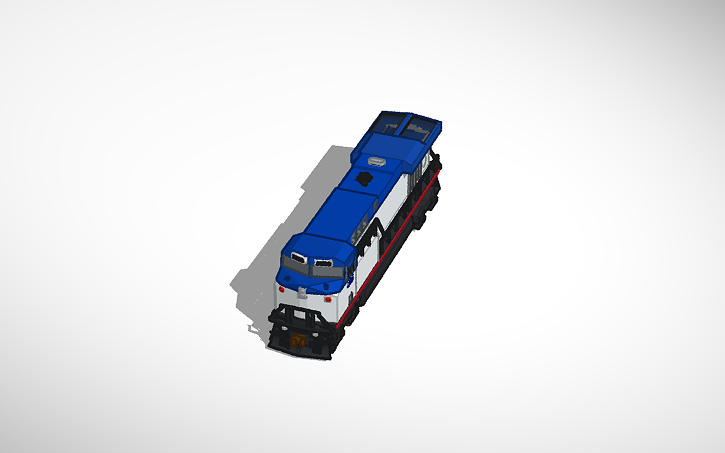 3D design Amtrak dash 8bwh - Tinkercad