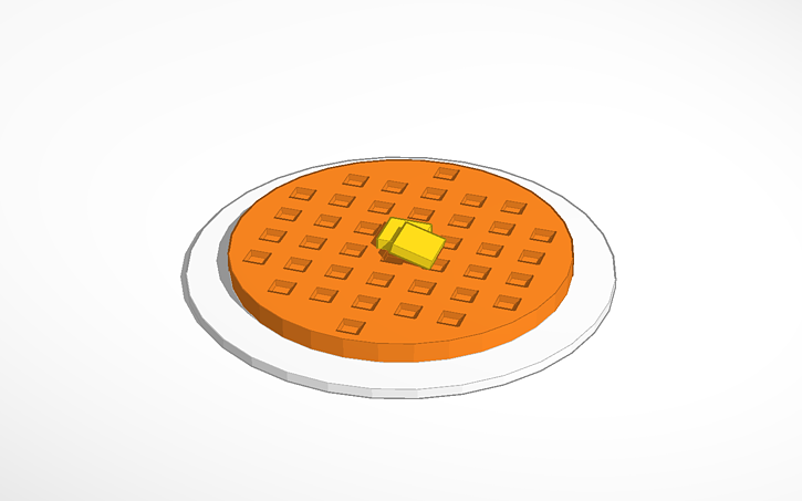 3D design Waffle - Jack Rader - Tinkercad