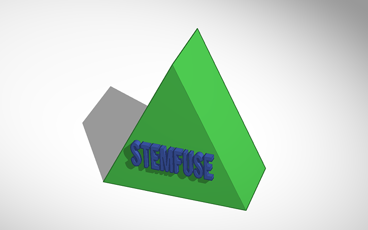 3D design Triangle - Tinkercad
