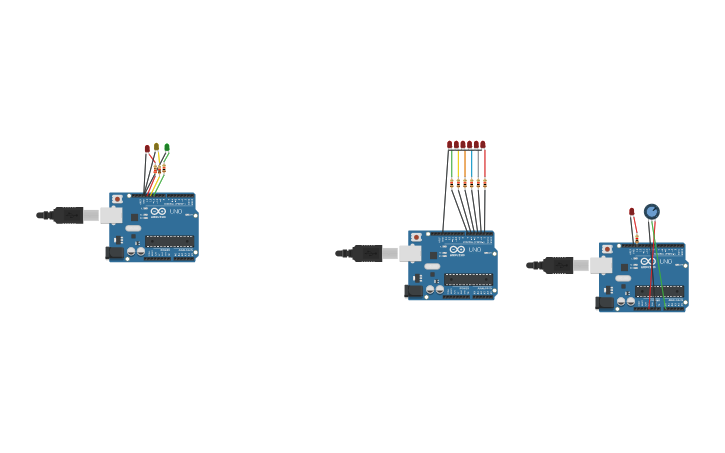 Circuit design potentiometer + led - Tinkercad Circuit design potentiometer + led - Tinkercad