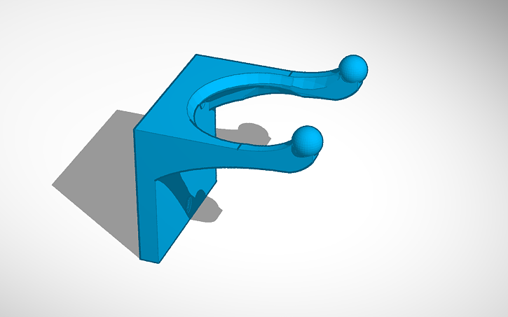 3D design Hanger Hook - Tinkercad