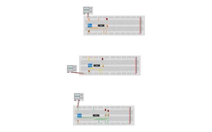 Circuit design Laboratory Task 1 (AND, OR, NOT) - Tinkercad