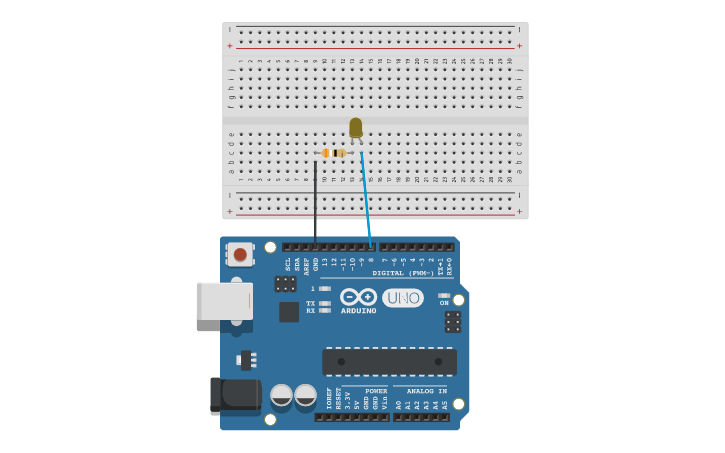 Circuit design Simulacion Bluetooth - Tinkercad