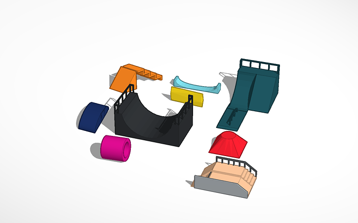 3D design Copy of Copy of Skate Park | Tinkercad
