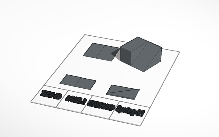 3d Design Skate Ramp Tinkercad