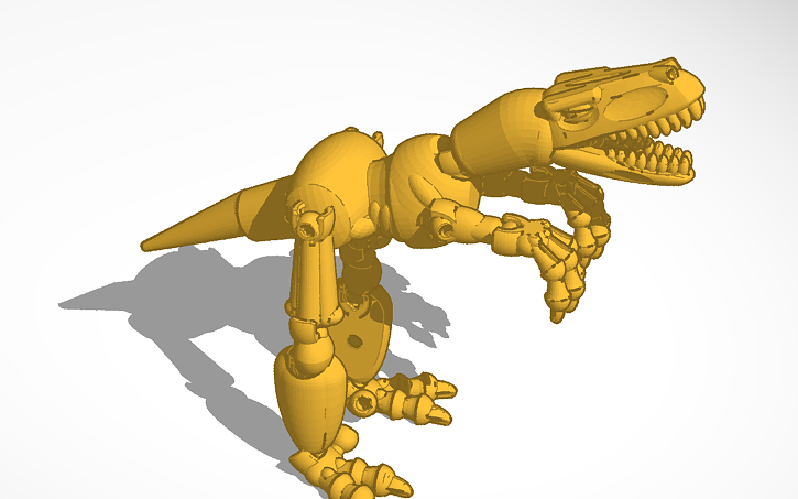 3D design t rex - Tinkercad