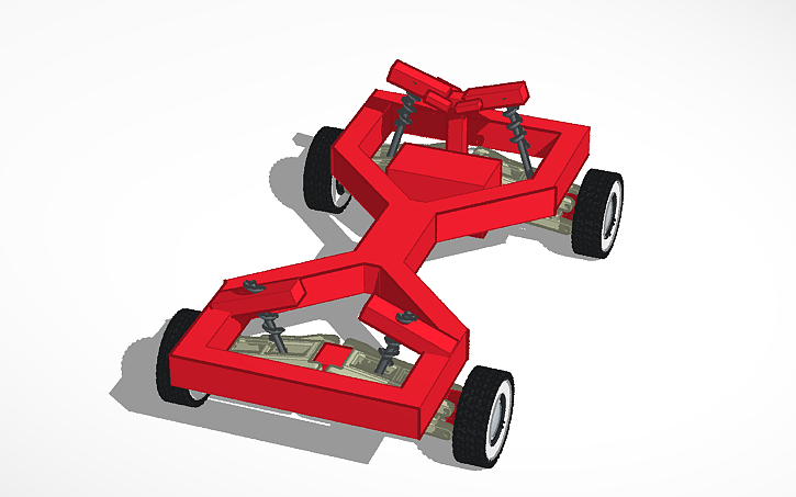 3D design Car frame - Tinkercad