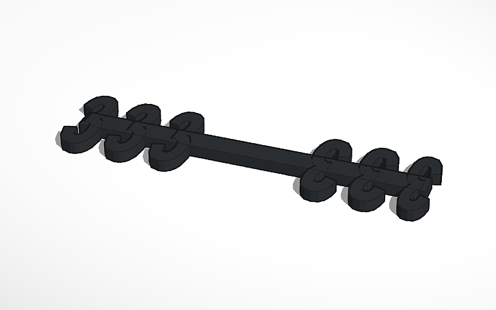 3D design Face Mask Holder - Tinkercad