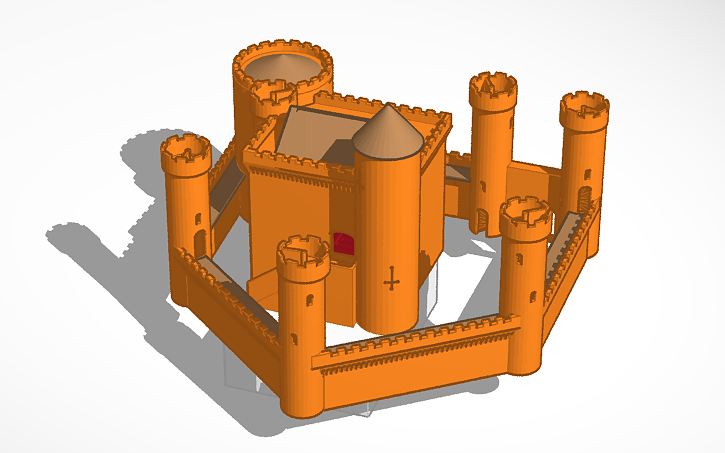 3D design Fantasy Castle | Tinkercad