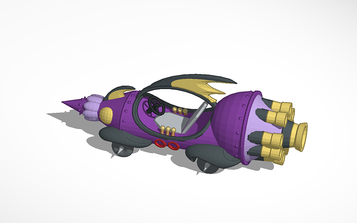 3D design Copy of Dick Dastardly's Car #Wackyraces - Tinkercad