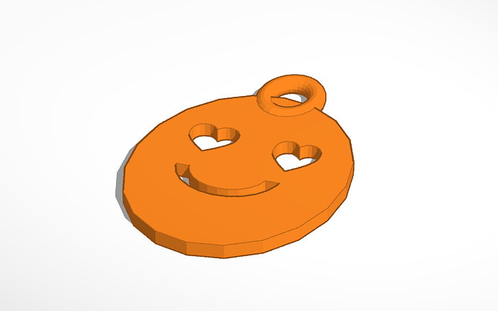 3D design Lily Keychain - Tinkercad