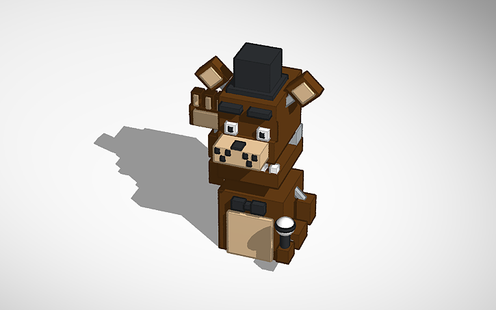 3D design freddy fazbear animatronic - Tinkercad