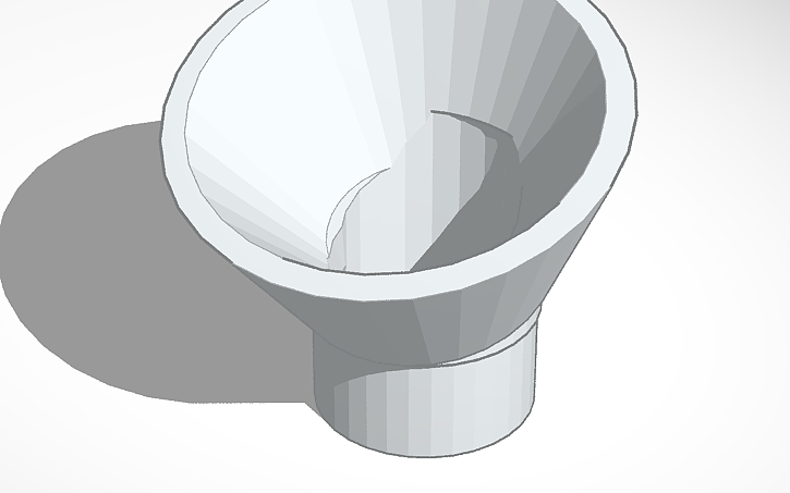 3D design Pipe Head Funnel - Tinkercad
