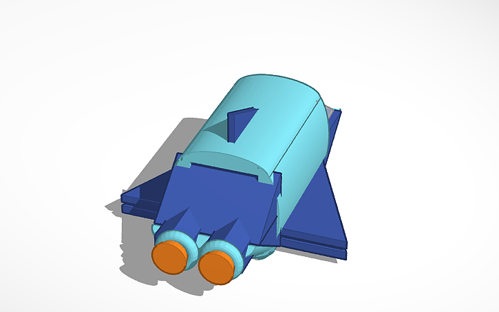 3D design Spaceship - Tinkercad