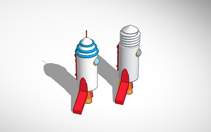 3D design Rocets - Tinkercad