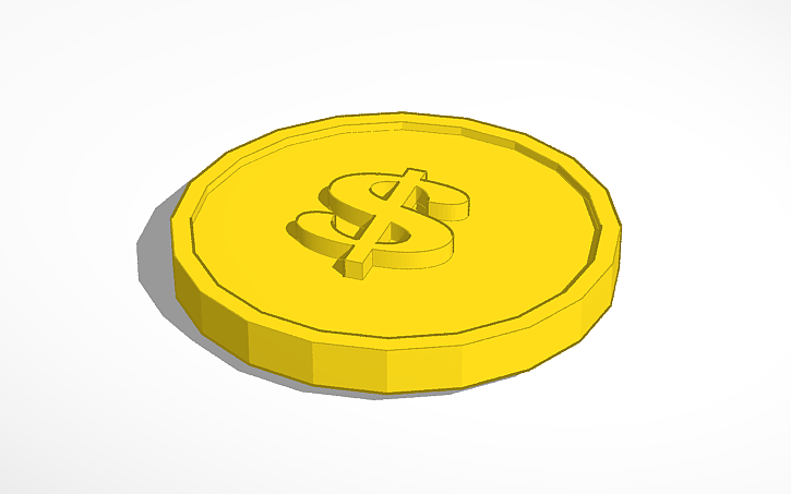 3D design Coin - Tinkercad