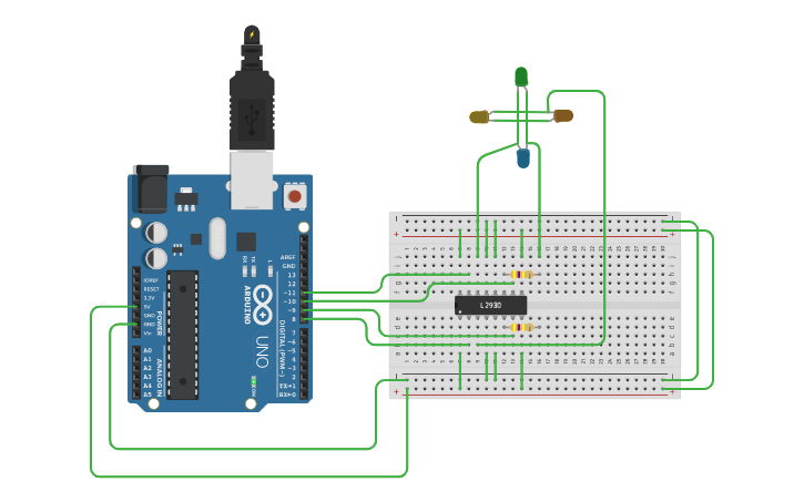 Circuit design Pratica 16-aula | Tinkercad