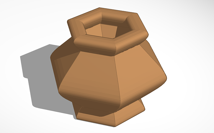 3D design Vase - Tinkercad