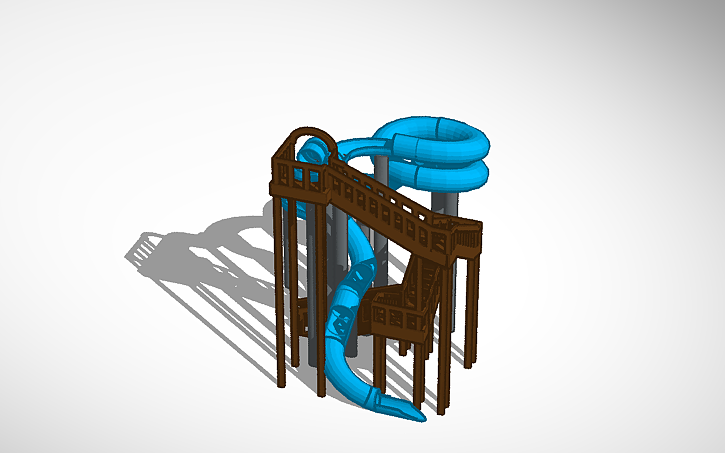 3D design Waterslide - Tinkercad