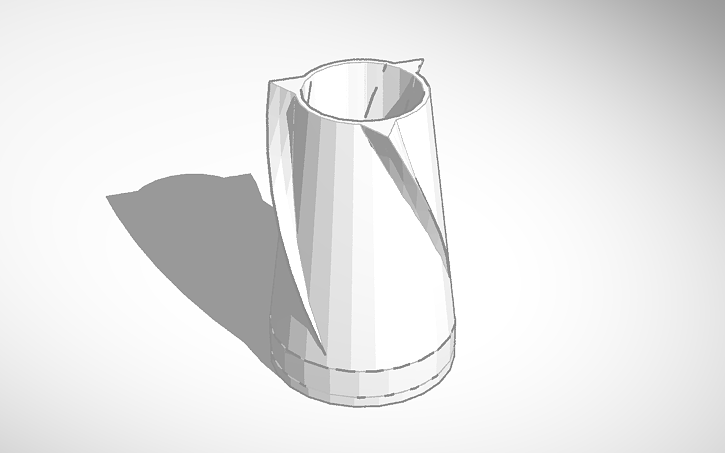 3D design BMS Tail - Tinkercad