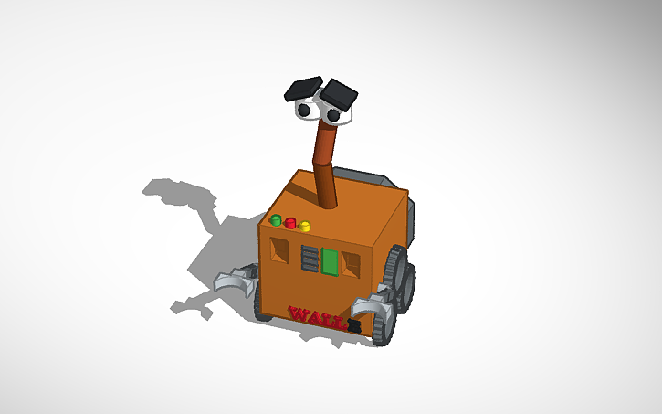 3D design WALL E - Tinkercad