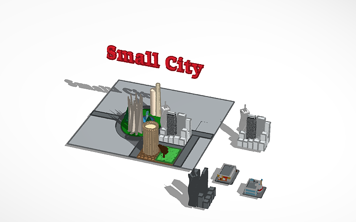 3D design Copy of City - Tinkercad