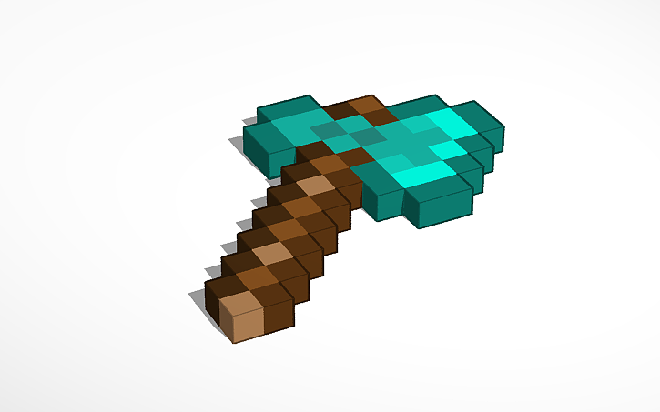 3D design Diamond Axe - Tinkercad