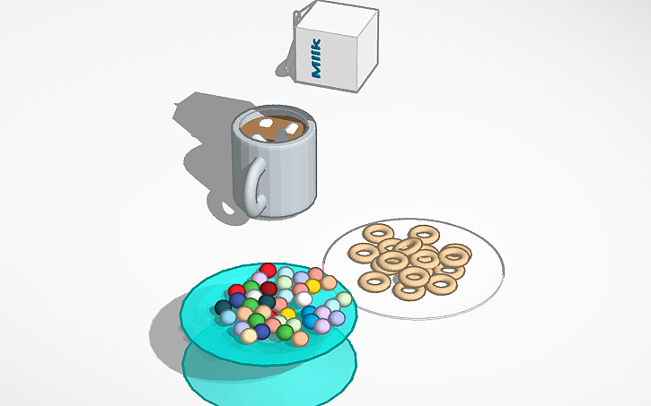 3D design food - Tinkercad