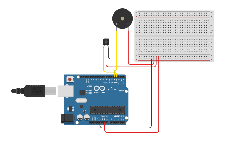 Circuit design flame sensor - Tinkercad