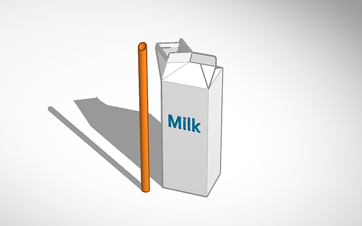 3D design milk | Tinkercad