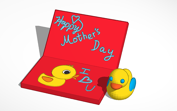 3D design MA'AM Mother's Day Present | Tinkercad