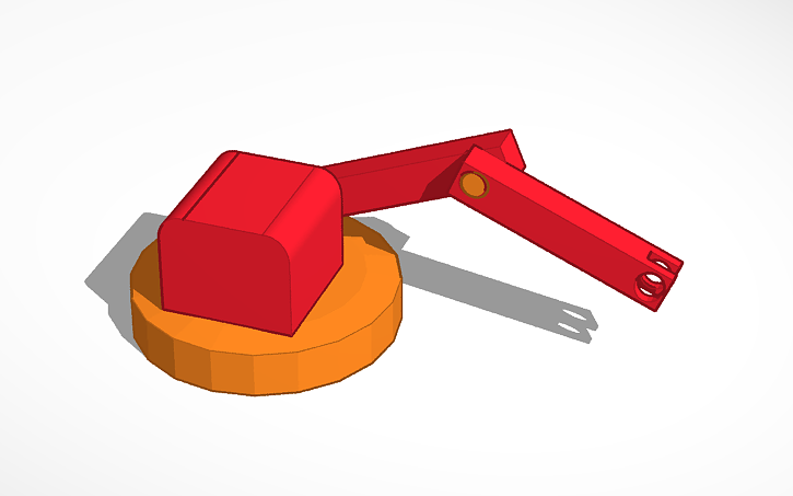3D design robotic arm - Tinkercad