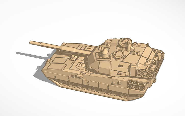 3D design M10 Booker - Tinkercad