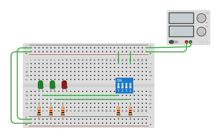 Circuit design IO Circuit - Tinkercad