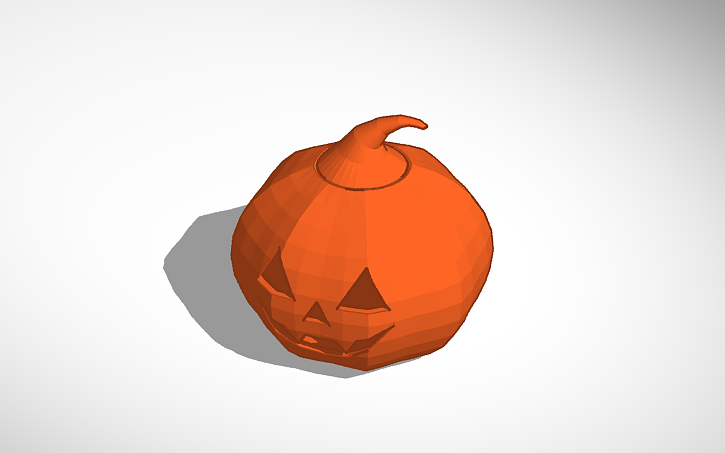 3D design Pumpkin - Tinkercad
