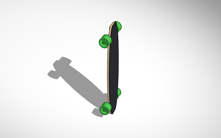 3D design penny board | Tinkercad