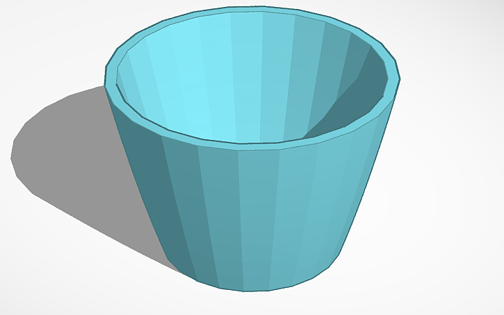 3D design Vaso feliz - Tinkercad