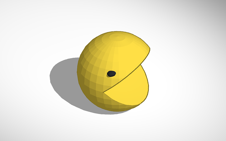 3D design Pacman | Tinkercad