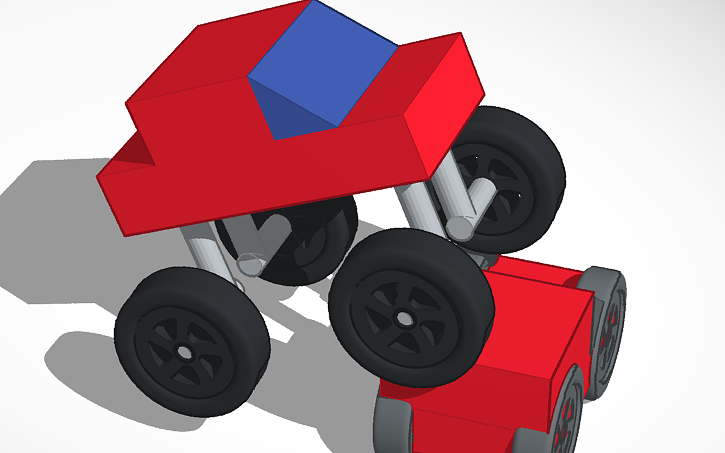3D design Monster truck - Tinkercad