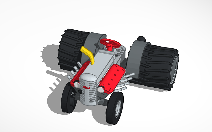 3D design Tractor - Tinkercad