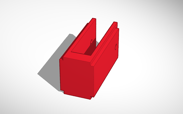 3D design XYZ Da vinci belt tensioner wheel spring holder - Tinkercad
