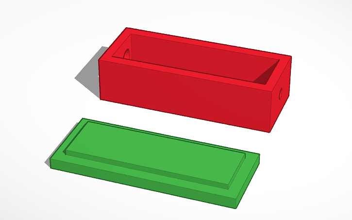 3D design Box Sensor IR - Tinkercad