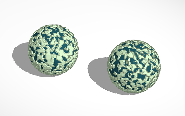 3D design Texture on a sphere | Tinkercad
