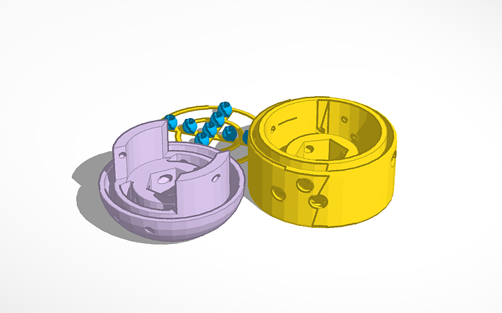 3D design Wrist Quick Connect 1.0 set - Tinkercad