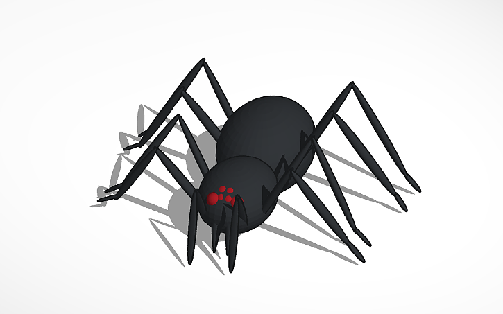3D design Spider - Tinkercad