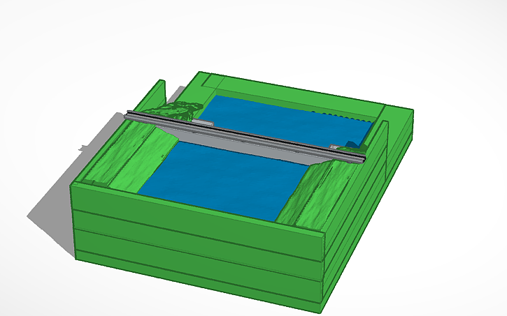 3D design Dam | Tinkercad